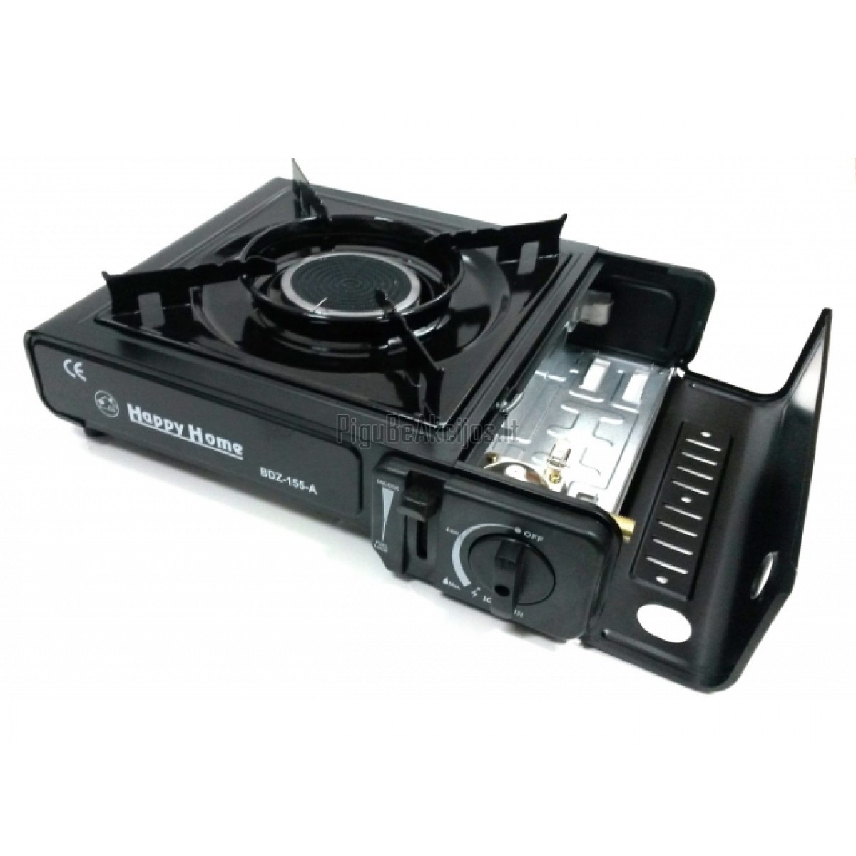 Turistinė dujinė viryklė su keramikos danga